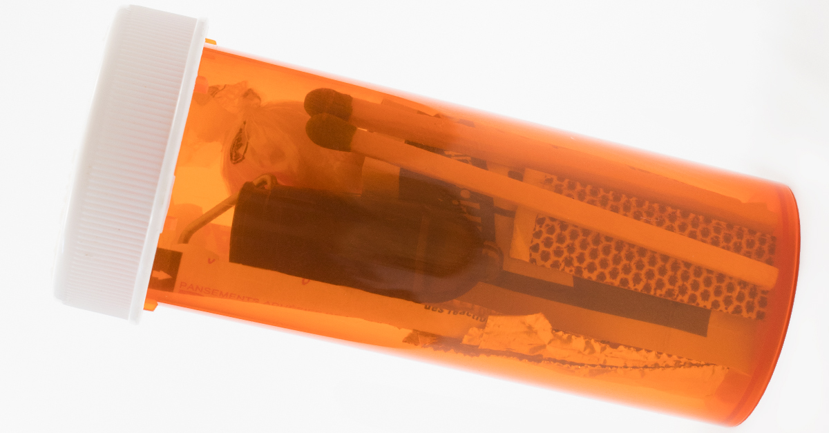 Pill Bottle Survival Kit Might Save Your Life One Day | LittleThings.com