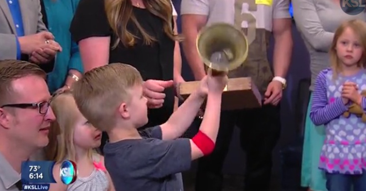 This 5-Year-Old Was Told To Ring A Bell Three Times... What It Means ...