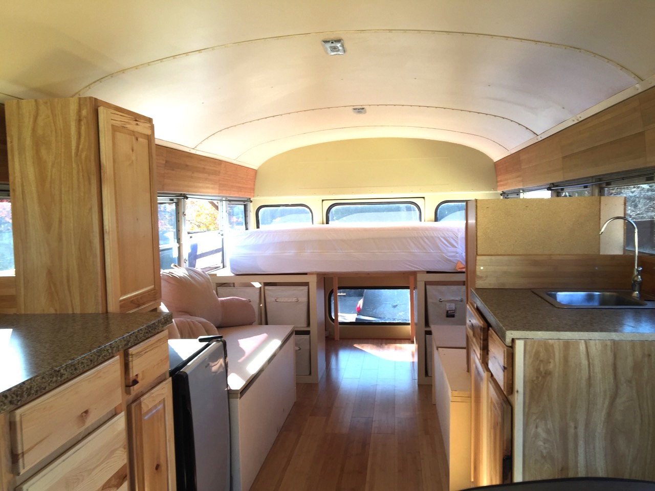 It Was Just A Beat-Up Old Church Bus — Until They Transformed It Into ...