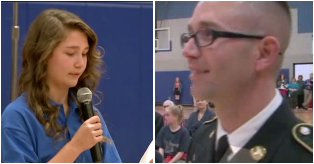 Daughter Reads Bio Of Special Guest, Then She Looks Up And Realizes It ...