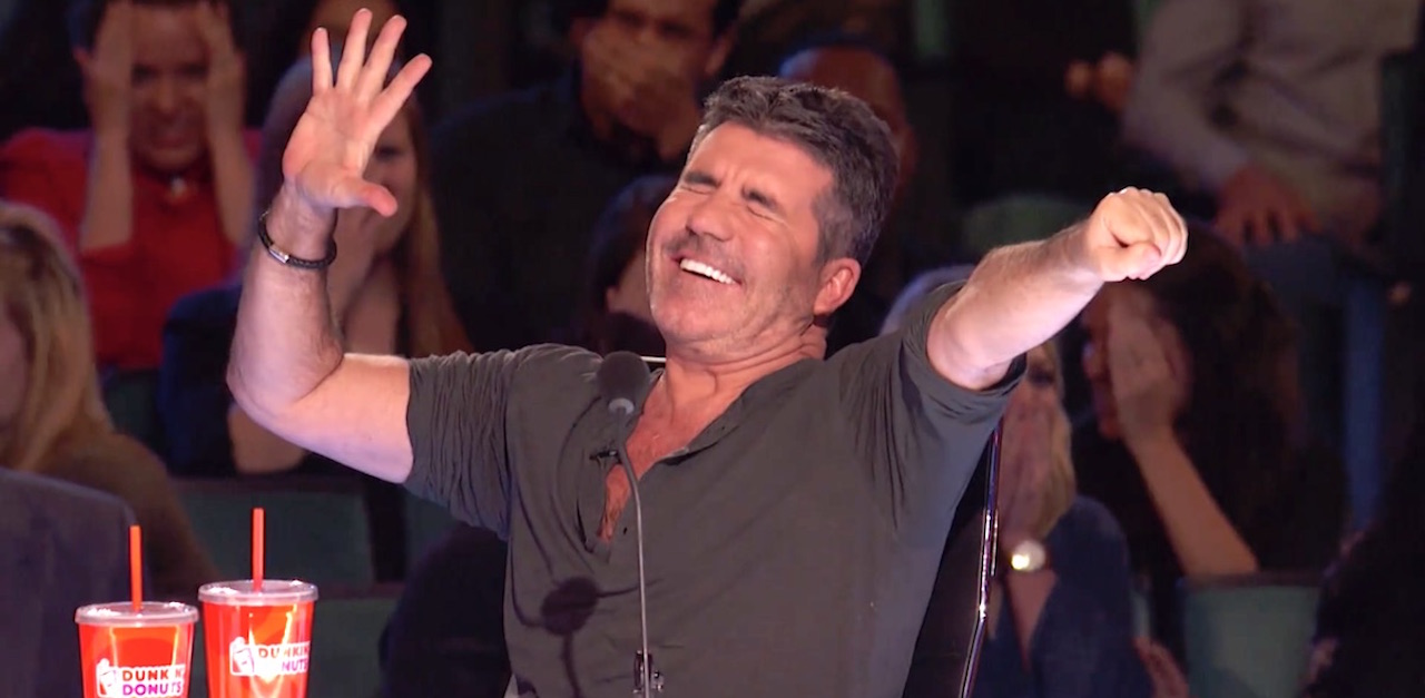 Someone Crammed Every Ridiculous Simon Cowell Reaction Into 40 Seconds ...