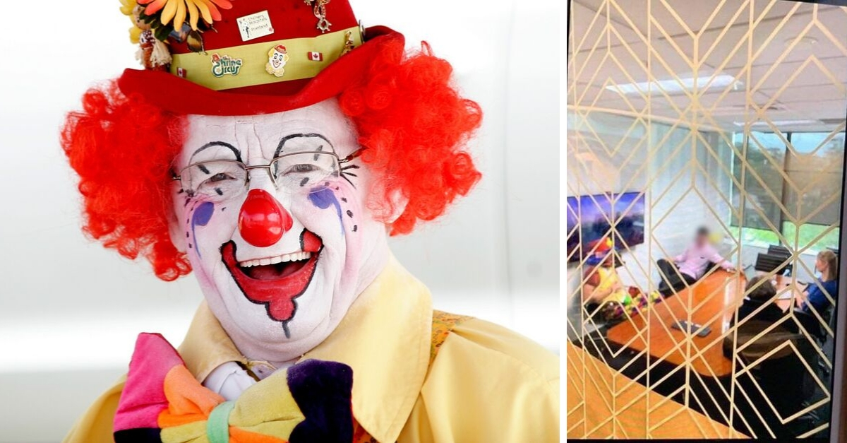 Copywriter Brings 'Emotional Support Clown' With Him To Layoff Meeting ...