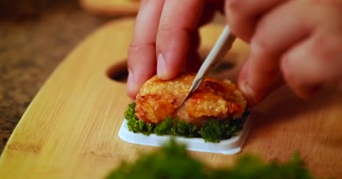 Who's He Cooking This Tiny Turkey For? When You See, You'll Squeal ...