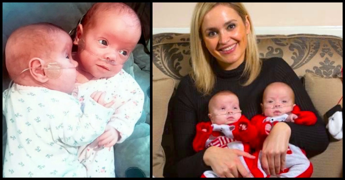 UK's Tiniest Twins Are Home For Christmas | LittleThings.com