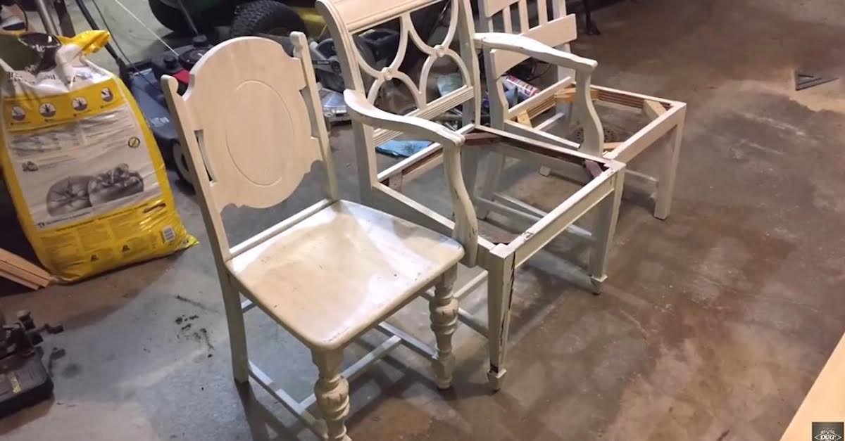 He Lines Up 3 Broken Chairs. Hours Later? I Need This For My House ...