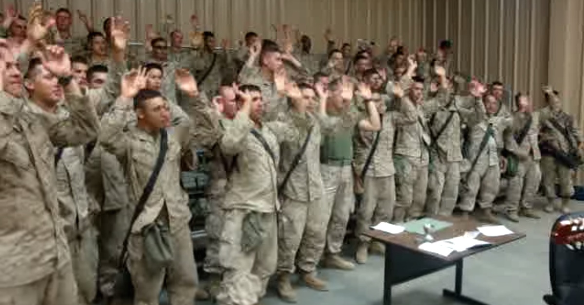 These Marines Raised Their Hands Up To The Sky. When I Saw Why, I LOVED ...