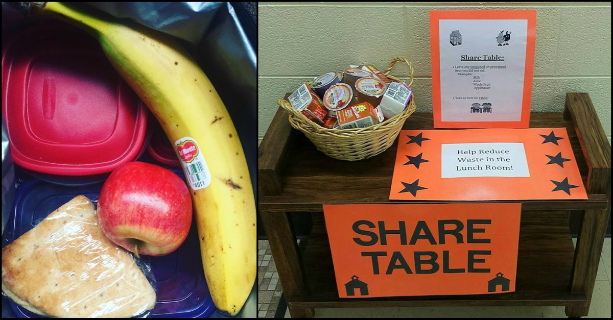 Schools Have 'Share Tables' To Help Hungry Kids | LittleThings.com