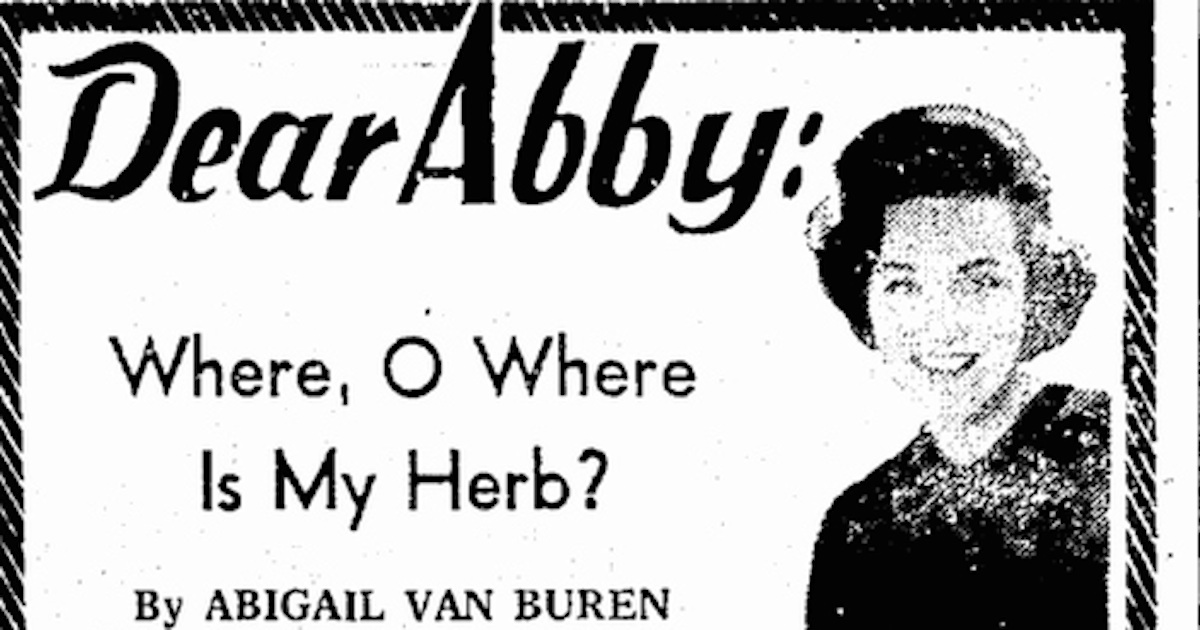9 Times ''Dear Abby'' Proved She Was The Best At Giving Advice ...