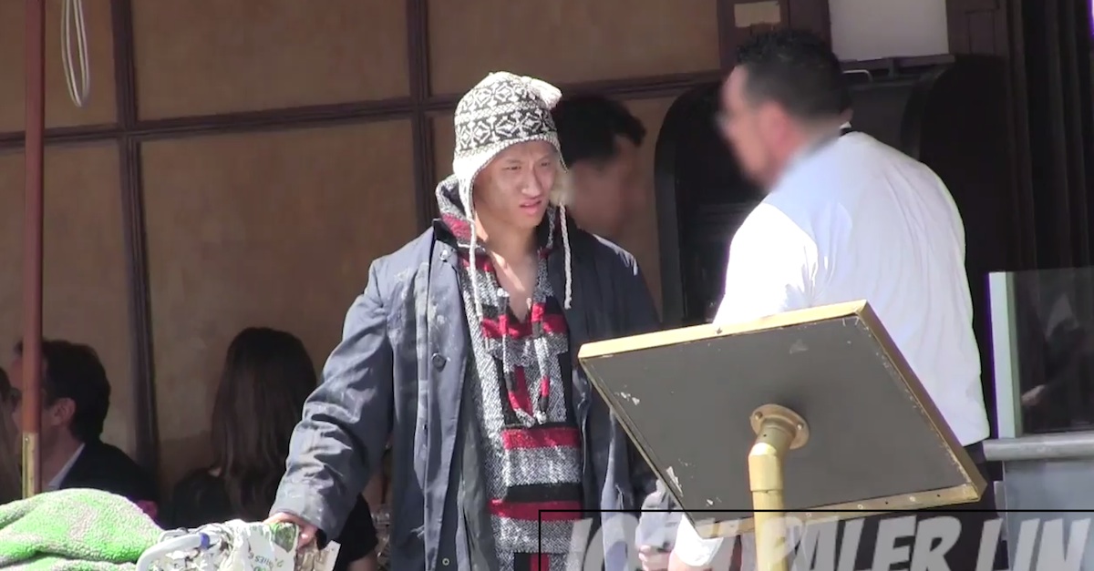 Watch What Happens When This Homeless Man Tries To Get A Meal I Am