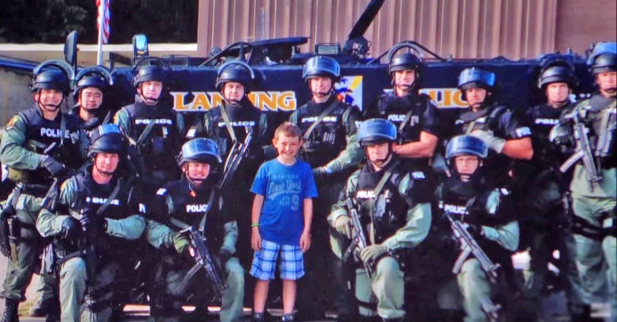 13 Cops Line Up To Surround 1 Little Boy. Now Watch What He Did To ...
