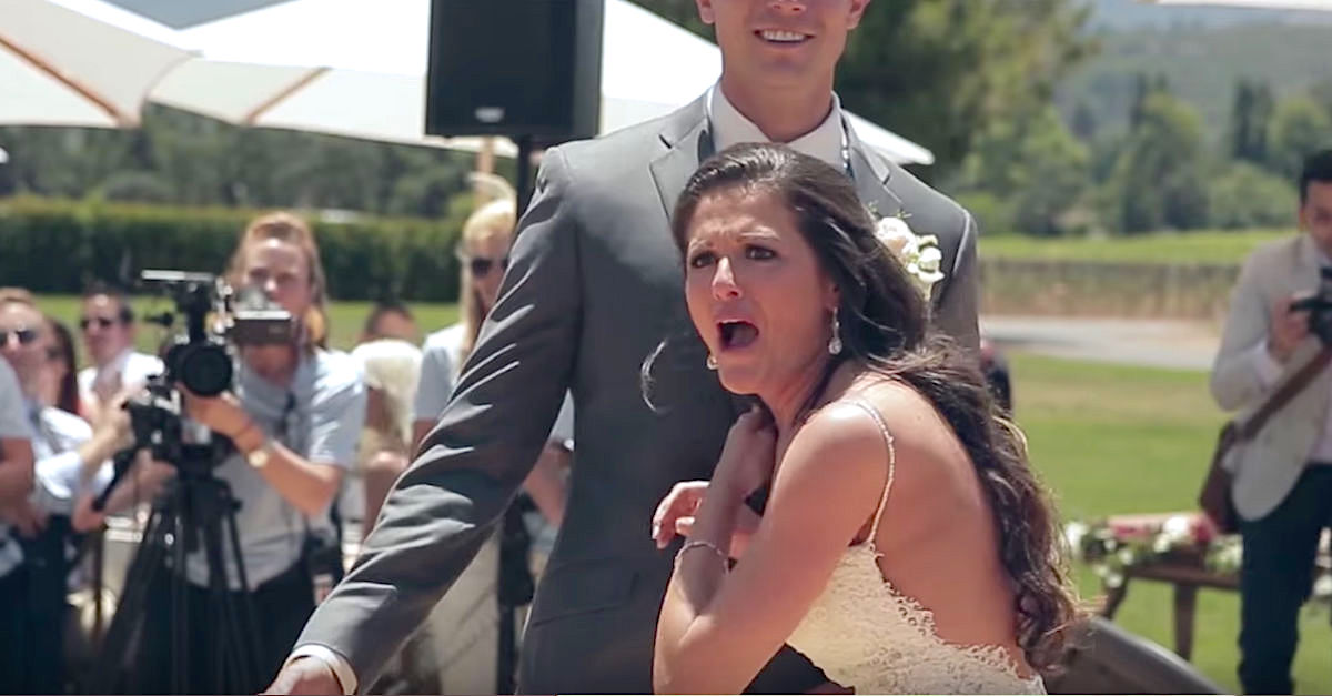 Country Singer Surprises Newlyweds During First Dance | LittleThings.com