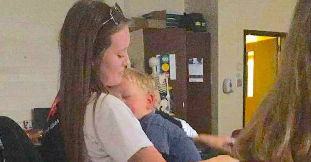Teen Brings Baby Brother To High School Class | LittleThings.com