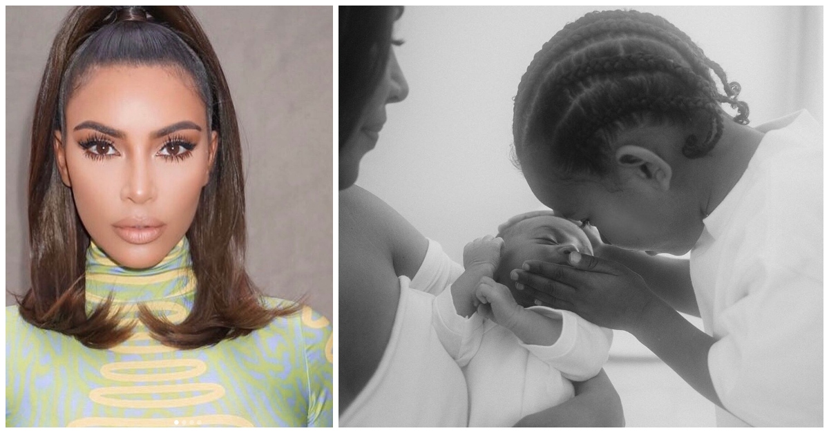 Kim Kardashian Shares Adorable Photo Of Sons Saint And Psalm ...