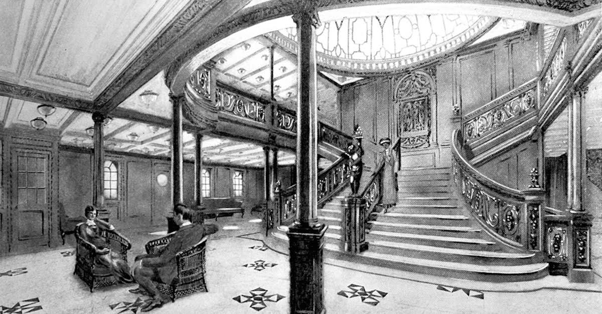 Real Titanic Inside Ship