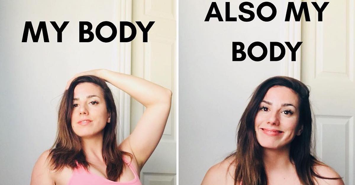 Woman Poses For 2 Photos To Show How Social Media Can Be Deceptive ...