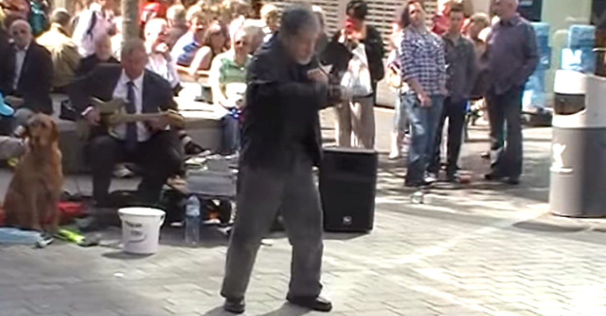 Old Man Dances Alone In The Street. When The Crowd Does THIS ...