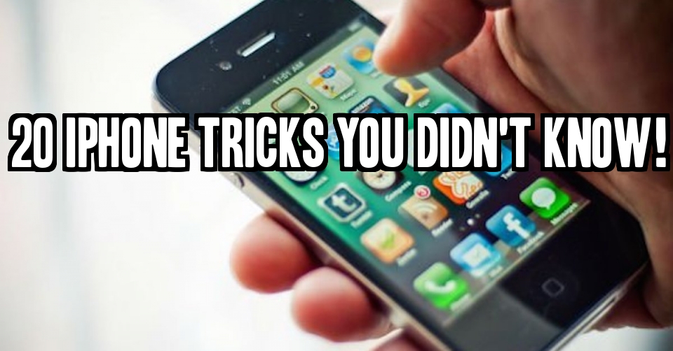 20 iPhone Tricks That Will Blow Your Mind! WOAH, #10 Is A LIFE-SAVER ...