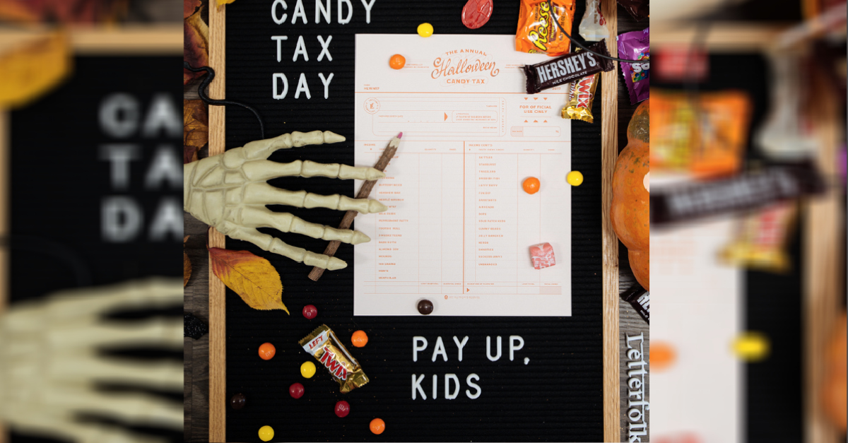 Use This Tax Form To Collect Some Your Kids' Halloween Candy ...