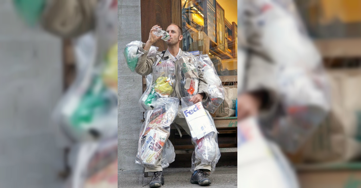 Man Collects His Trash For 1 Month, Then Makes A Suit To Send A ...