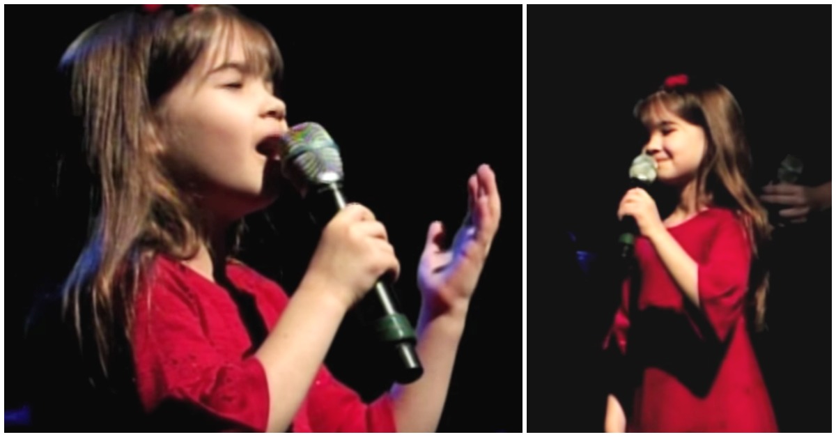 Tiny Girl In Red Dress Steps On Stage, Captivates Entire Room With ...