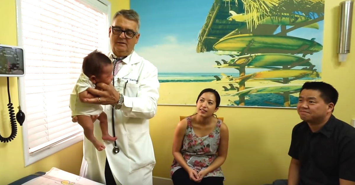 Their Newborn Baby Won't Stop Crying, Now Watch What The Doctor Does ...