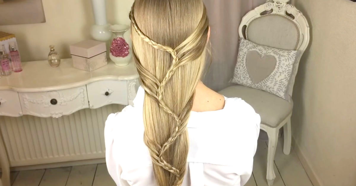 She Starts With A Plain, Thin Braid. But Watch The Shape It Starts To ...