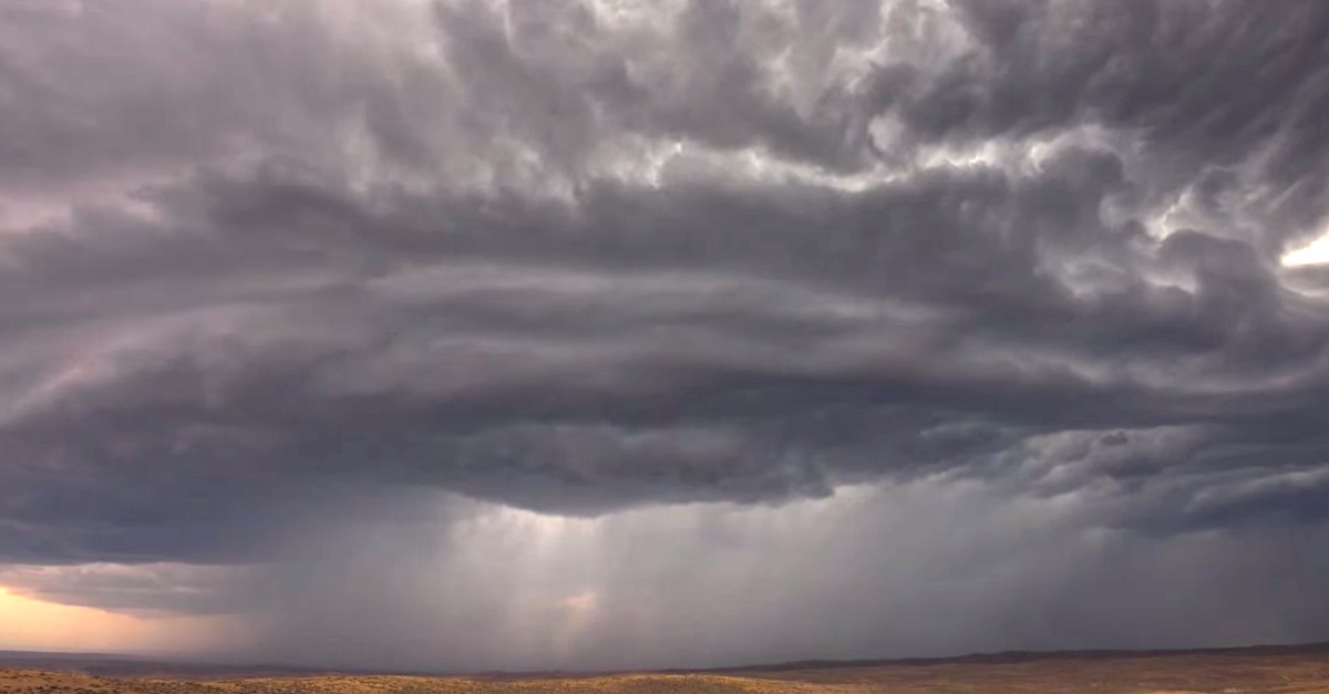 It Was A Normal Afternoon, But Watch As The Black Clouds Start Swirling ...