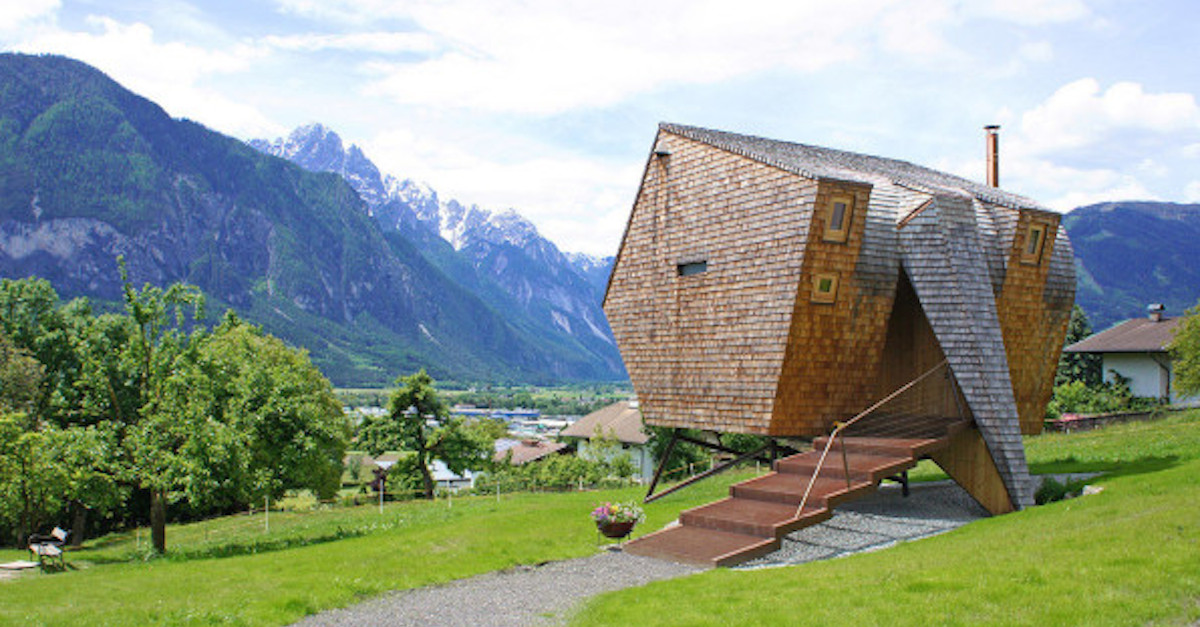 This Weird Shack BAFFLED Me, Until I Walked Around The Side... GORGEOUS ...