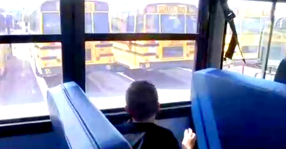 Little Boy Obsessed With Buses Gets Tour Of Bus HQ | LittleThings.com