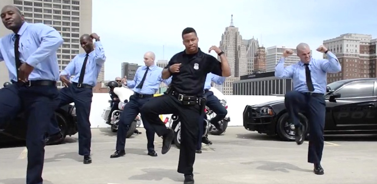 Officers Jump Out Of A Black Truck. But Keep Your Eye On Their Feet ...