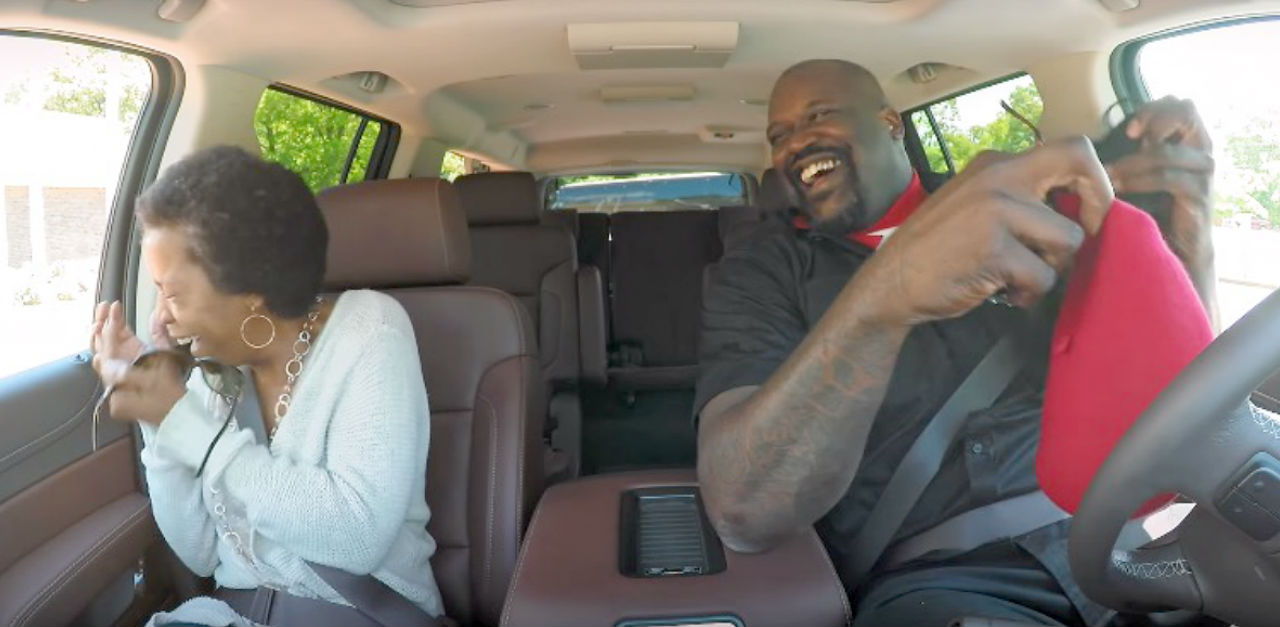 Her Burly Driver Says His Beard Is Itchy. When He Takes Off His Glasses ...