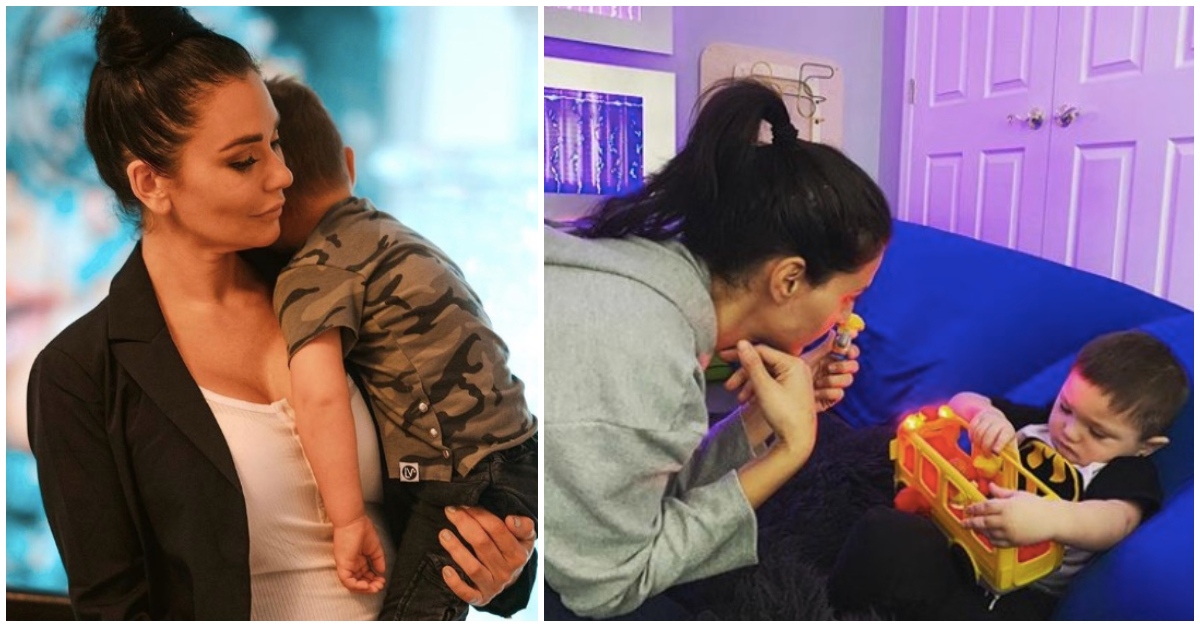 JWoww Shares Video Of Son Practicing Colors After Autism Diagnosis ...