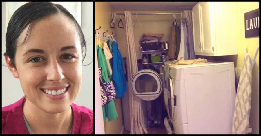 Wife Completely Transforms Cluttered Laundry Room