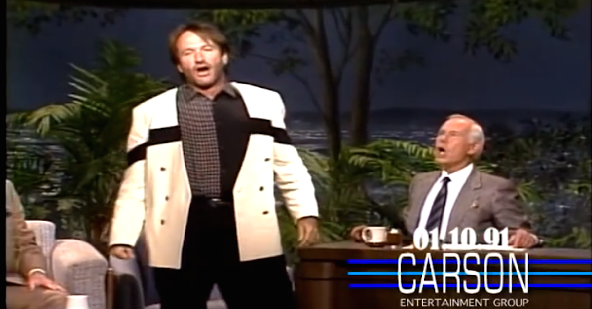 Robin Williams Is Hilarious In This Early Johnny Carson Clip! Robin ...