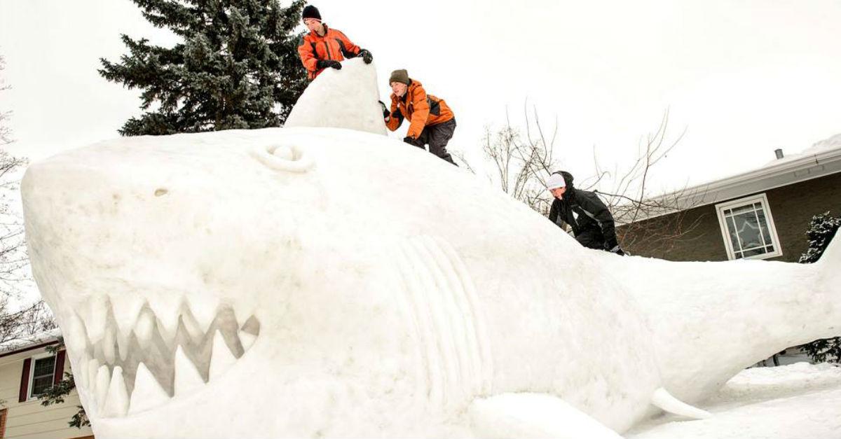 13 Amazing Snow Sculptures That Will Have You Mesmerized | LittleThings.com