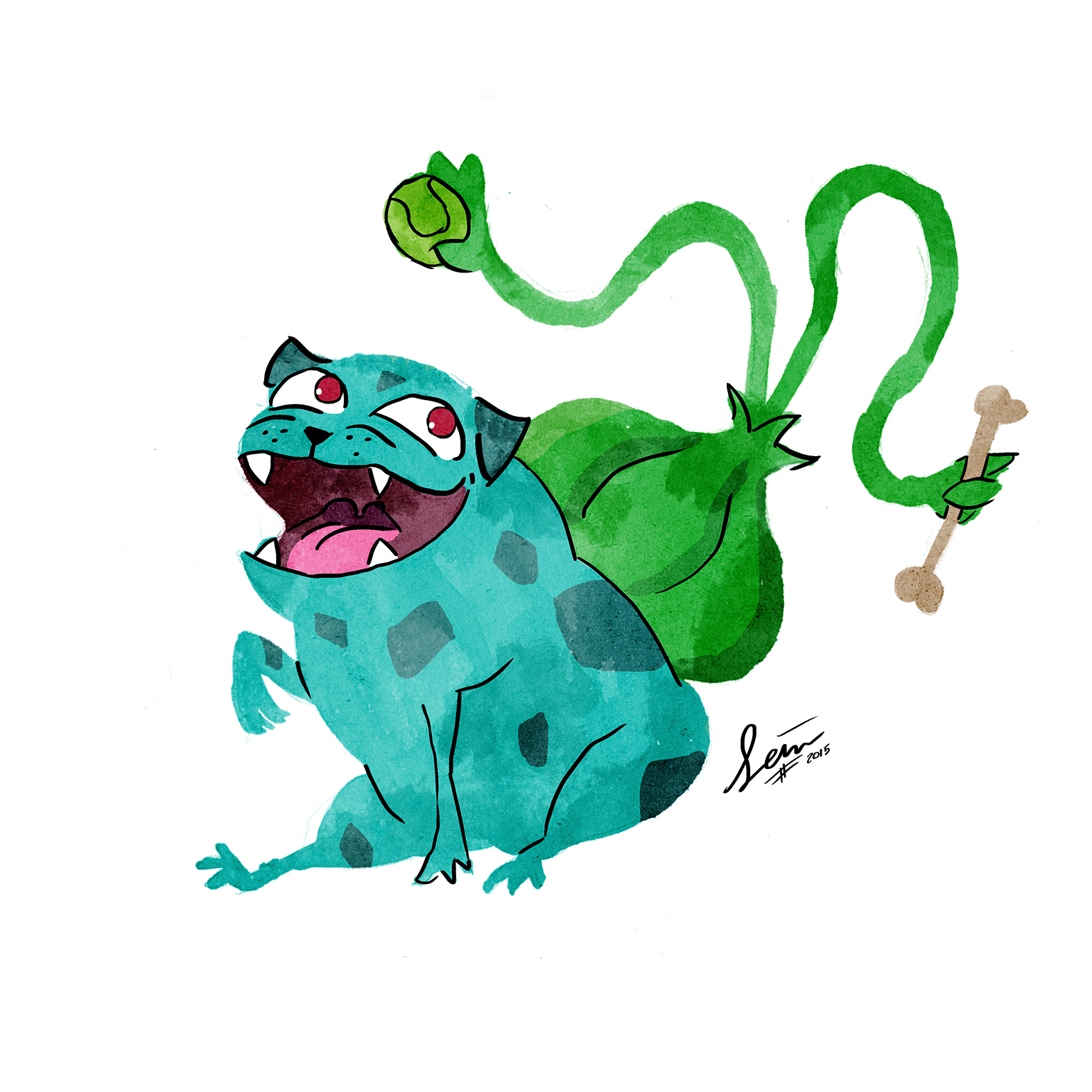 Pugs Are Transformed Into Little Pokémon In These Hilarious Doodles ...