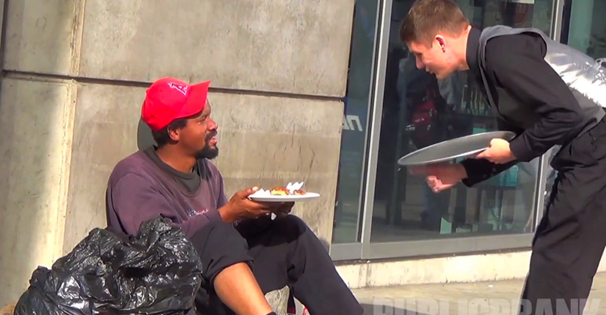 He Gives A Homeless Man Some Food. What He Does With It May Surprise ...