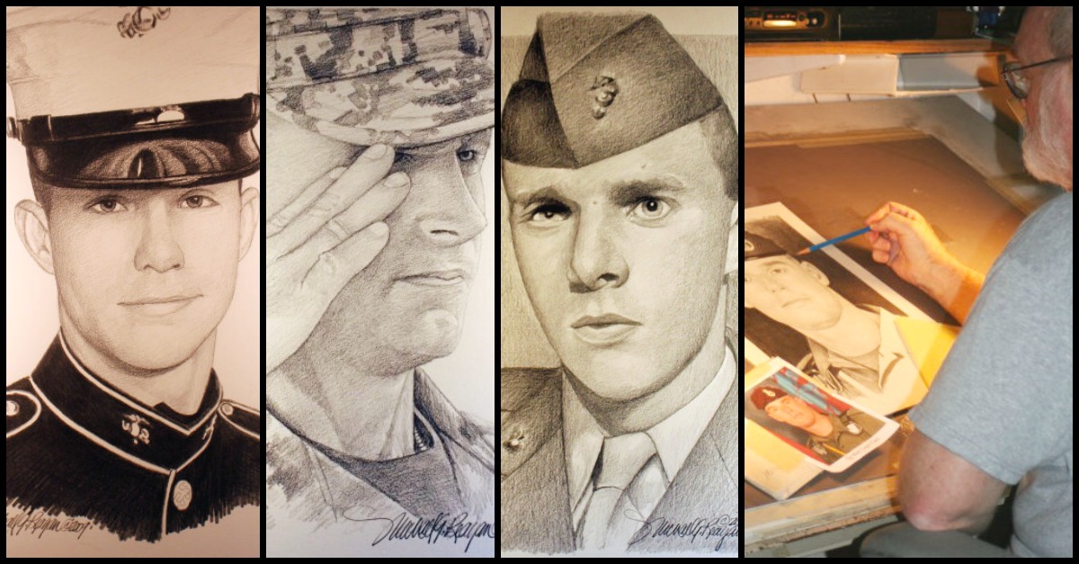 Veteran Draws The Faces Of Fallen Soldiers To Help Families Heal ...