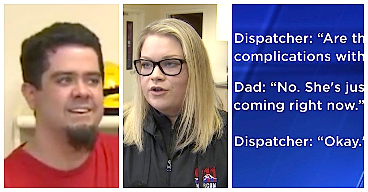 Rookie 911 Dispatcher Helps Husband Deliver Baby At Home | LittleThings.com