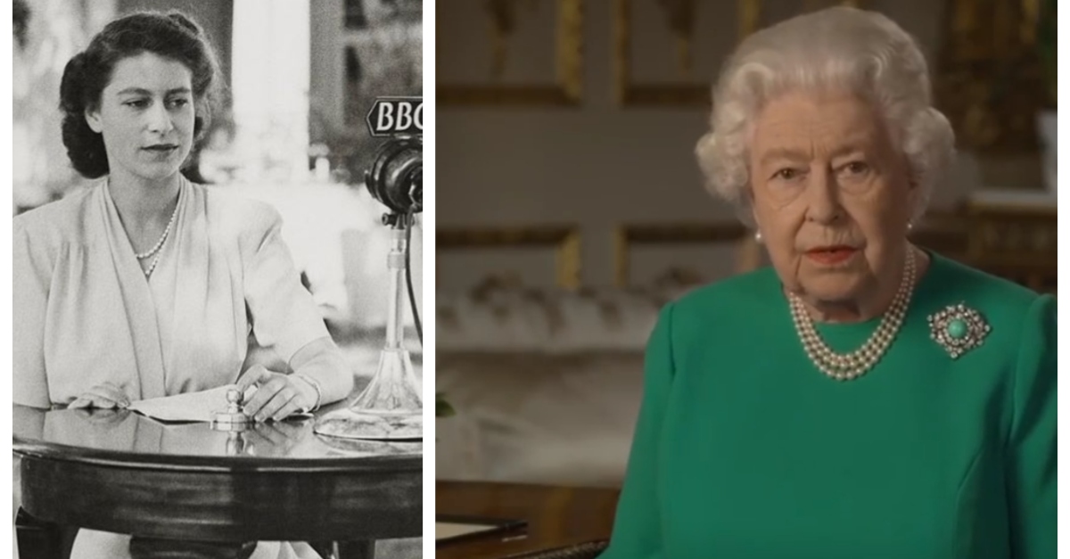 A Stoic Queen Elizabeth Makes Rare Public Speech To Calm The Nation ...