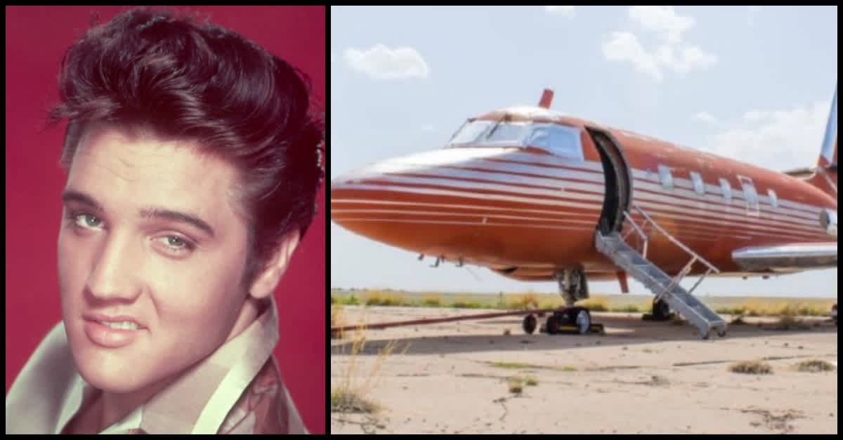 See The Inside Of Elvis Presleys Vintage Private Jet
