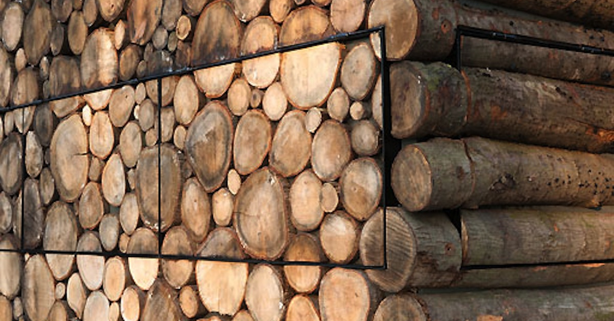 It Looks Like A Pile Of Logs Until You Peek Inside... | LittleThings.com