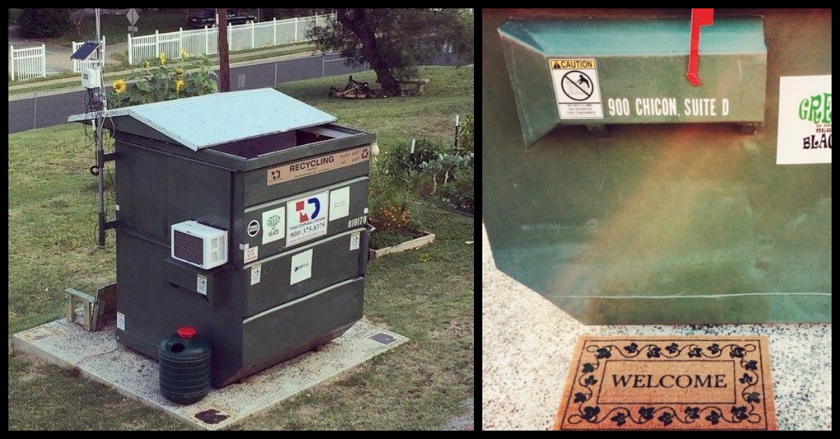 'Professor Dumpster' Lives In Adorable Dumpster Tiny Home ...