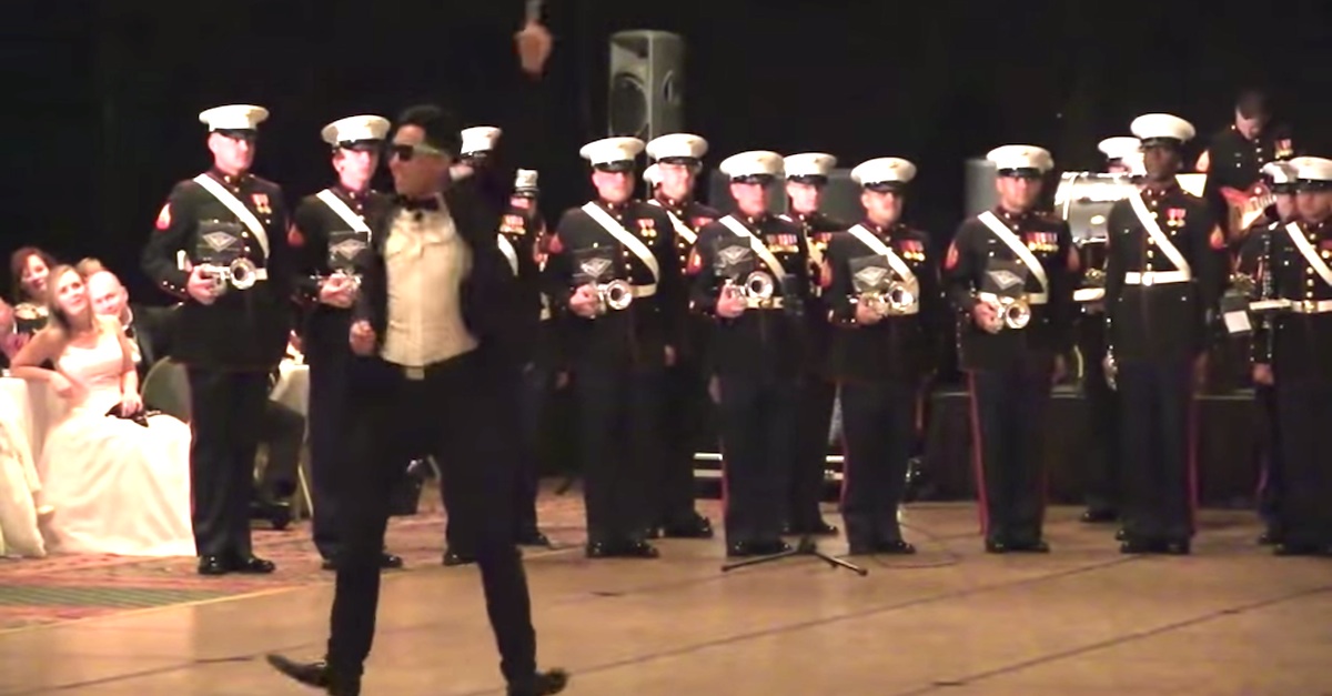 He Rushes On Stage And Starts Dancing. But Keep Your Eyes On The Row Of ...