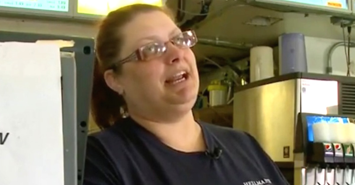 Frantic Driver Runs Into A Dairy Queen. Then The Manager Goes Outside ...