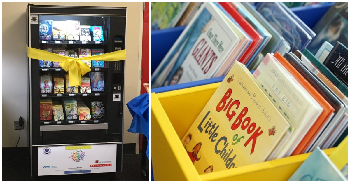 School Installs Vending Machine Full Of Books And People Everywhere Are ...