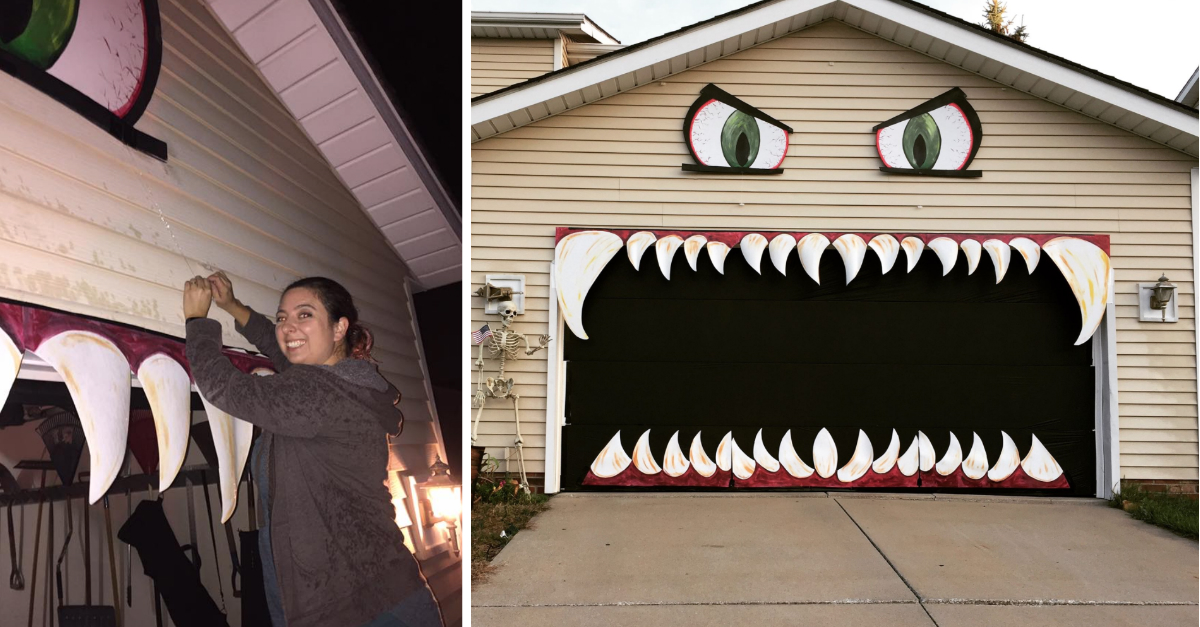 Mom’s Insane Monster Garage Springs To Life When The Door Goes Up And ...