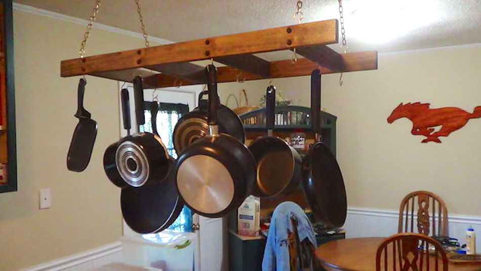 Creative Pot Rack Ideas To Make Your Kitchen Unique | LittleThings.com