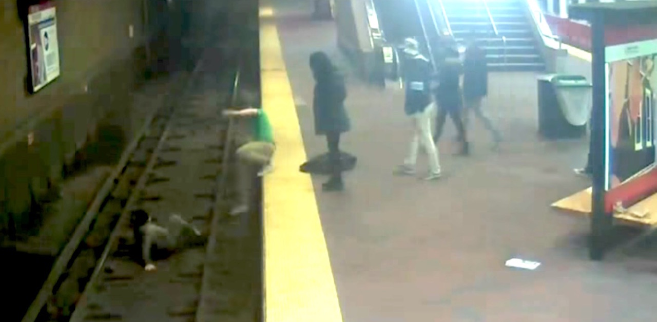 Students Rescue Man Who Fell On Train Tracks | LittleThings.com