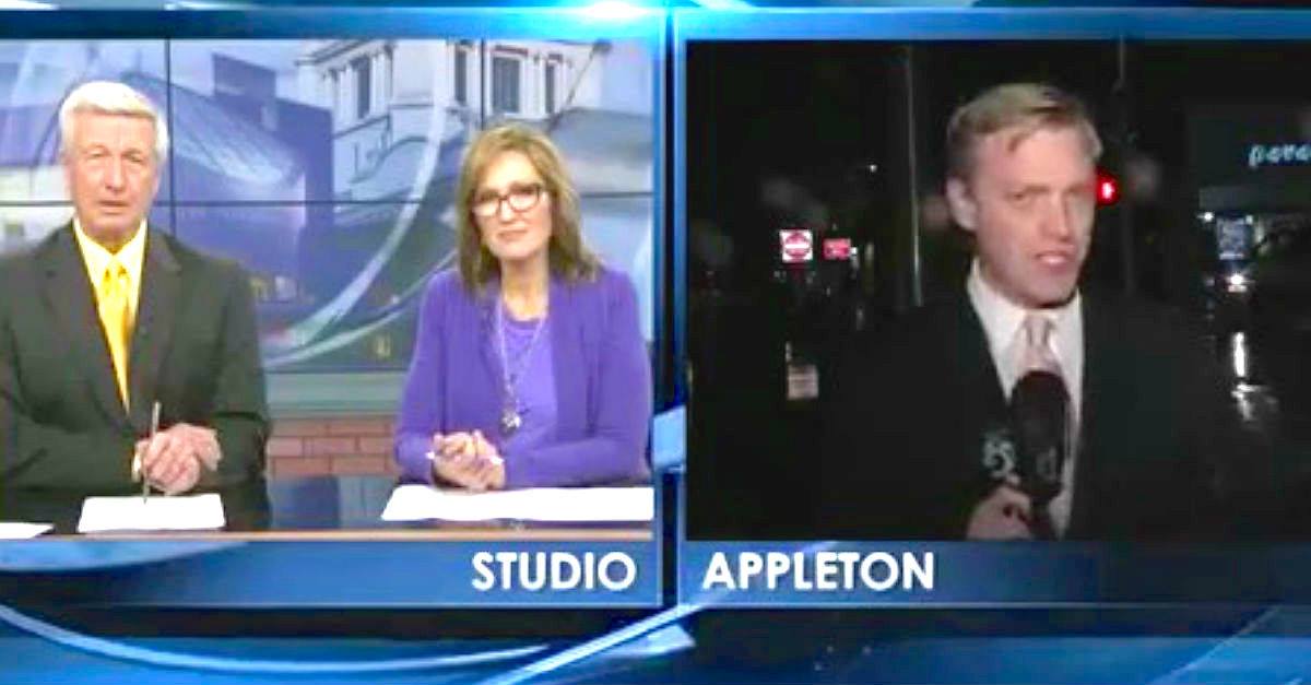 Reporter Stops Short In The Middle Of A Live Story. But Watch When He ...
